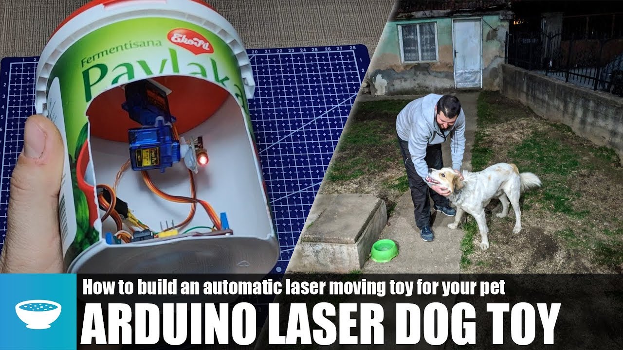 Arduino Laser Chasing Dog Toy – DIY Pet Project!