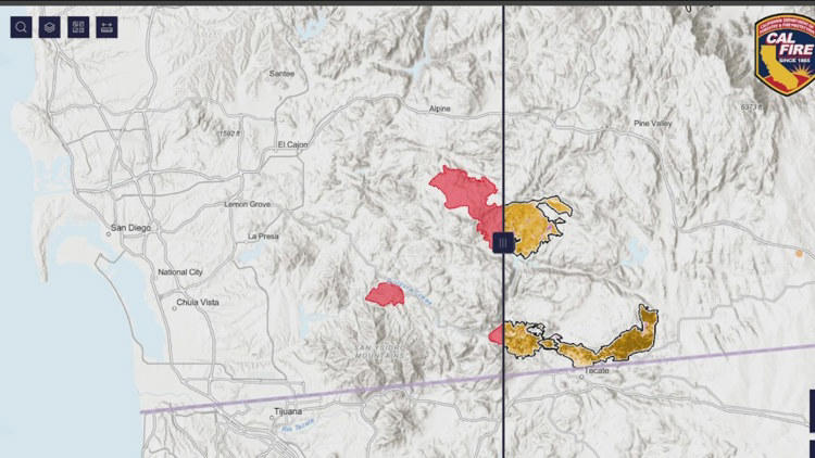 New CAL FIRE map tracks wildfires and burn severity across California