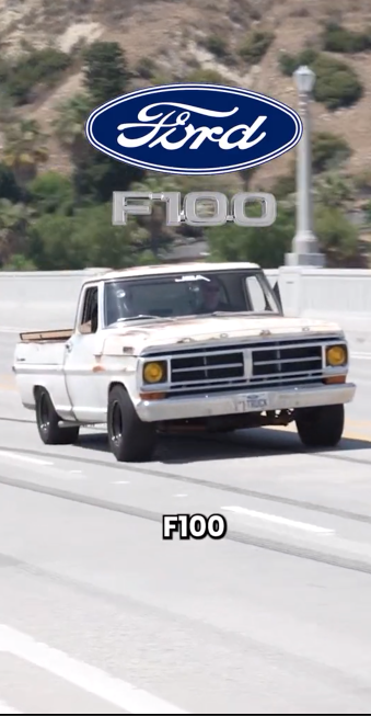 Garage-Built Ford F100 Goes Full NASCAR Mode