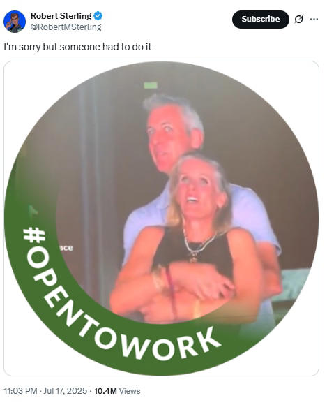 A pot of meme gold spills on X as Chris Martin outs Astronomer CEO's ...