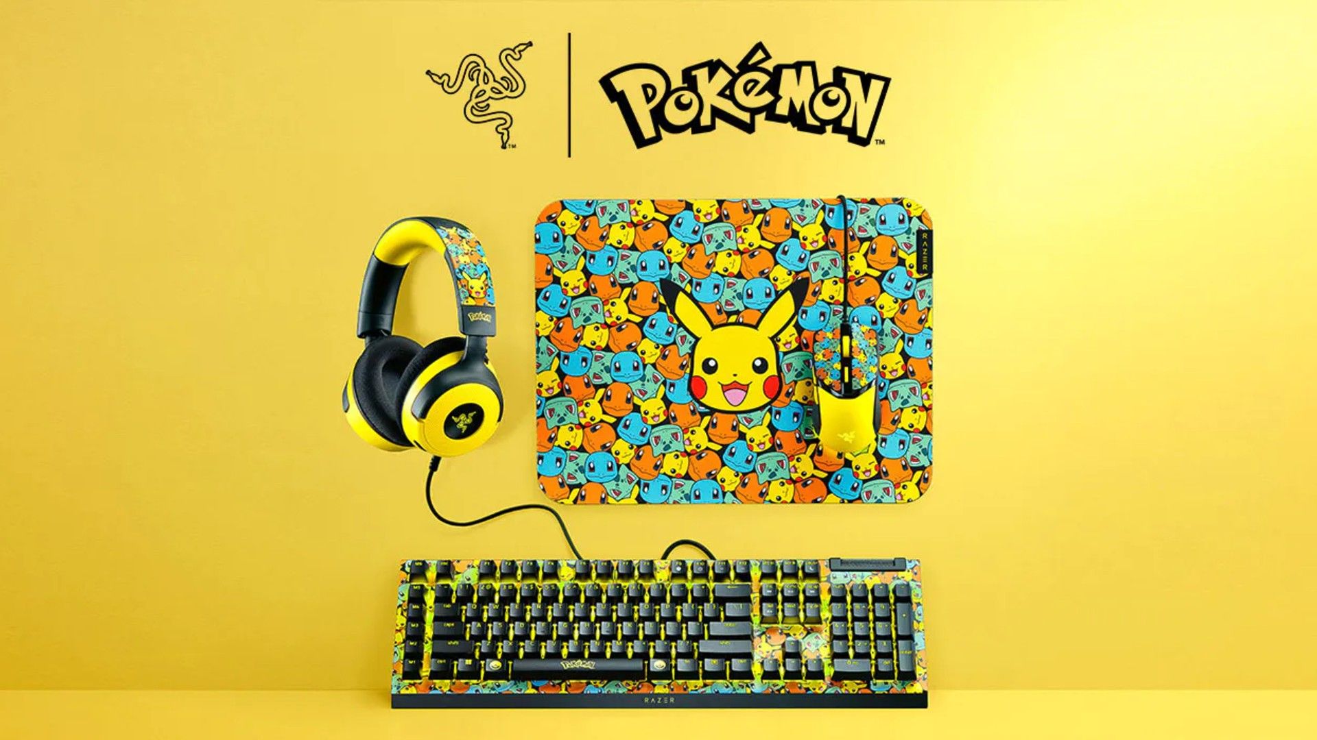 Razer's Pokémon Mouse, Keyboard, and Mousepad Arrive in the US