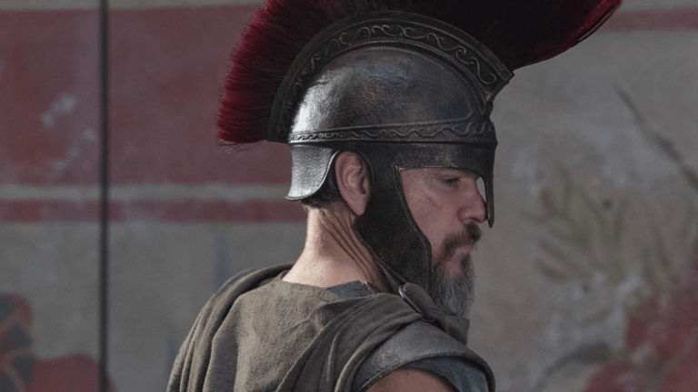 New The Odyssey Images Show Tom Holland, Mia Goth, & Anne Hathaway