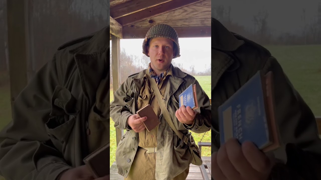 What did a US soldier carry in WWII?