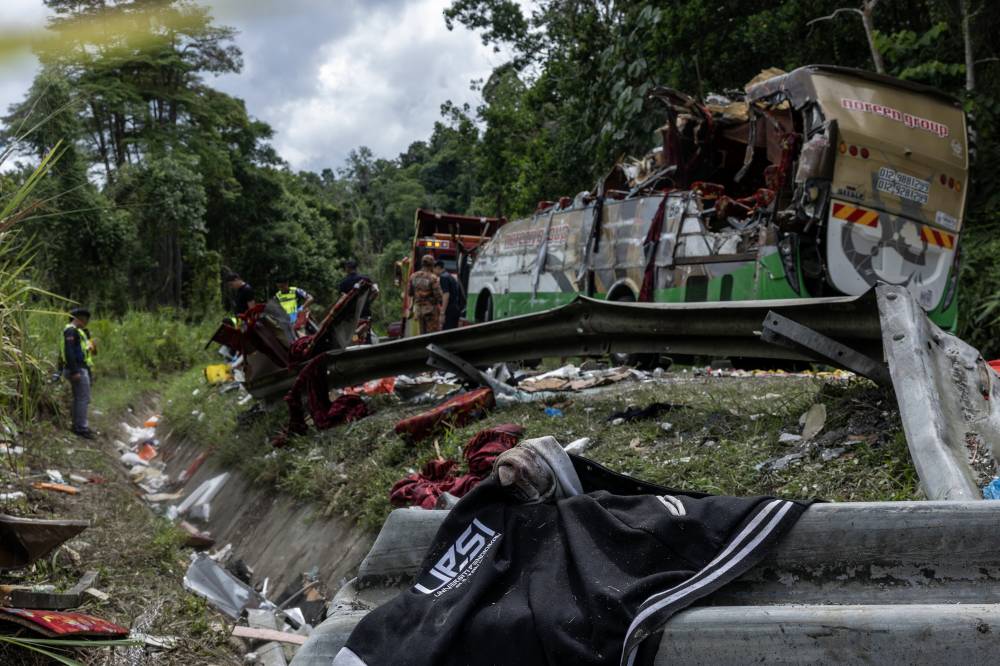 UPSI bus crash: Investigators reveal bus was travelling at nearly ...