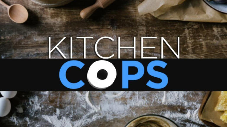 Kitchen cops spot moldy pans and a pizza place worker not washing hands
