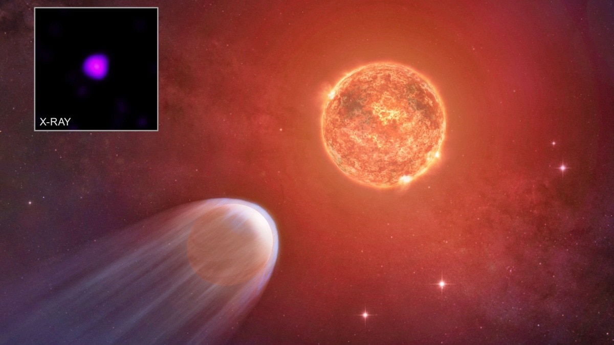 Baby planet discovered by Nasa is shrinking. Its atmosphere is melting