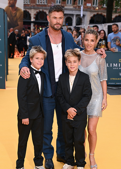 Move over dad! Chris Hemsworth's sons steal the show at film premiere