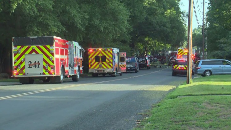 Emergency crews on scene of house fire in Union County