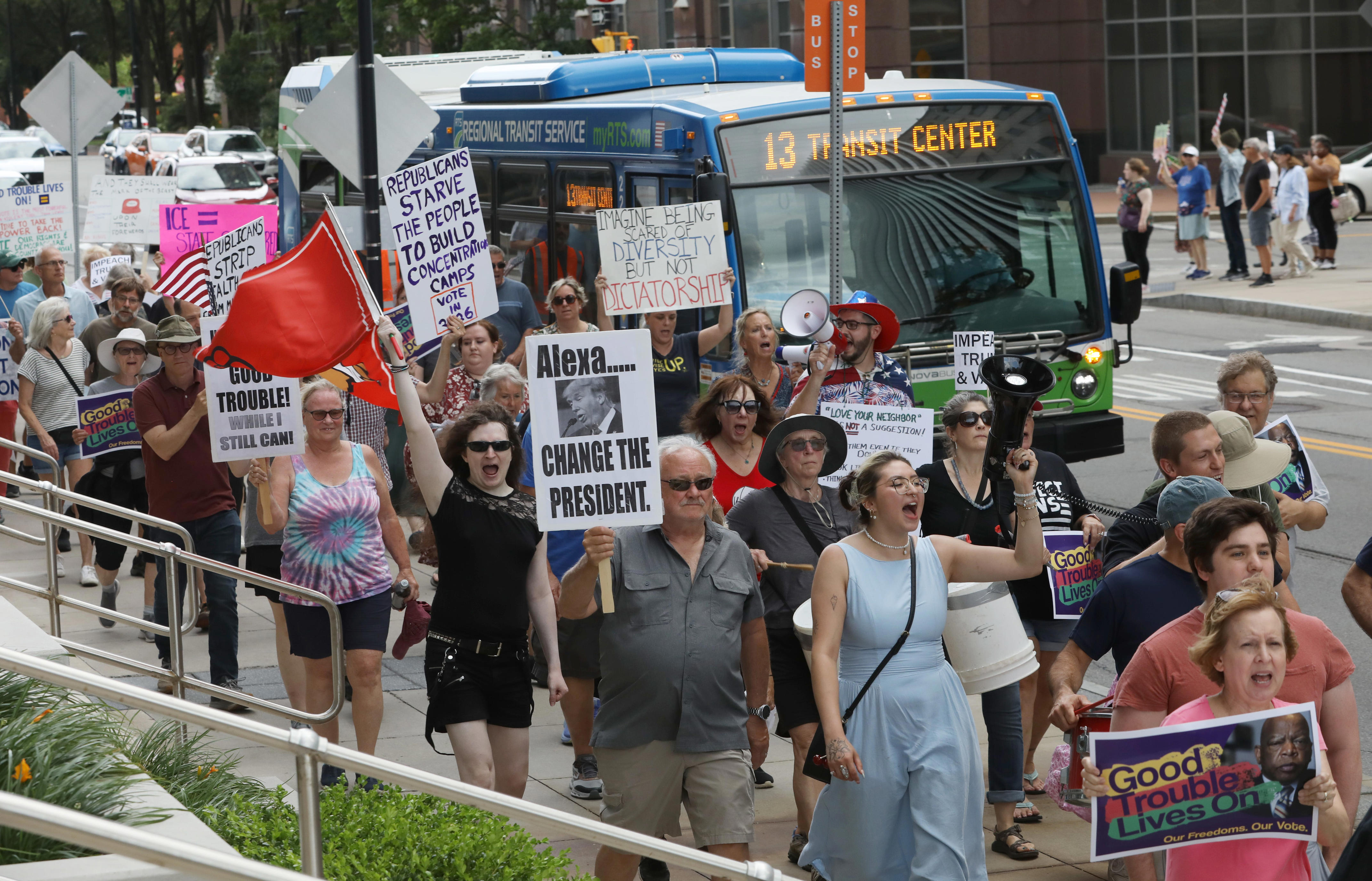 'Rage Against the Regime' anti-Trump protests planned for Aug. 2 in NY ...