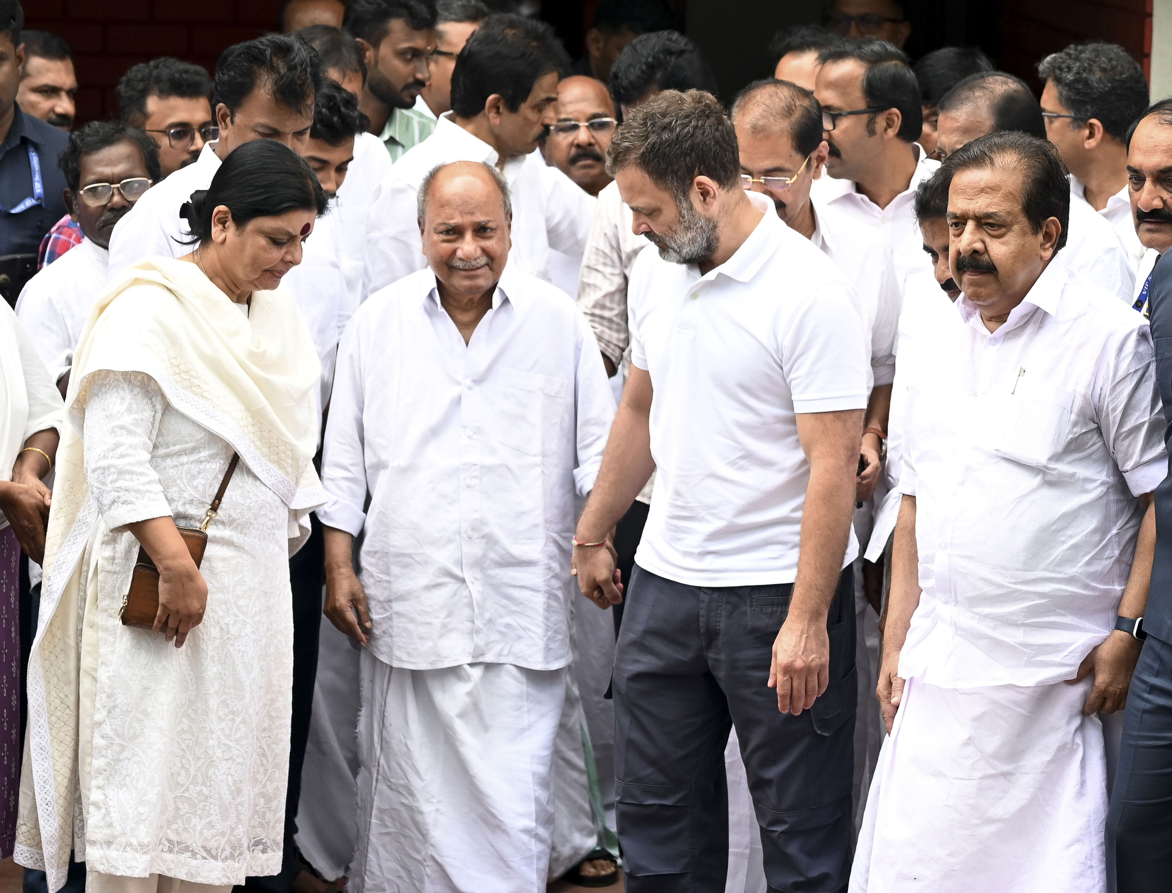 Rahul Gandhi meets AK Antony