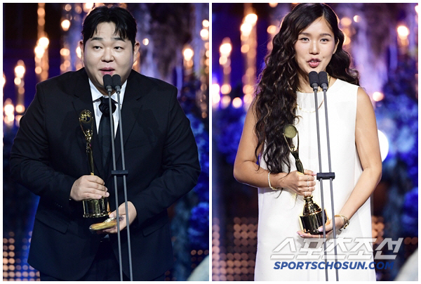 Moon Sang Hoon, Oh My Girl Mimi, New Male and Female Entertainer Award ...