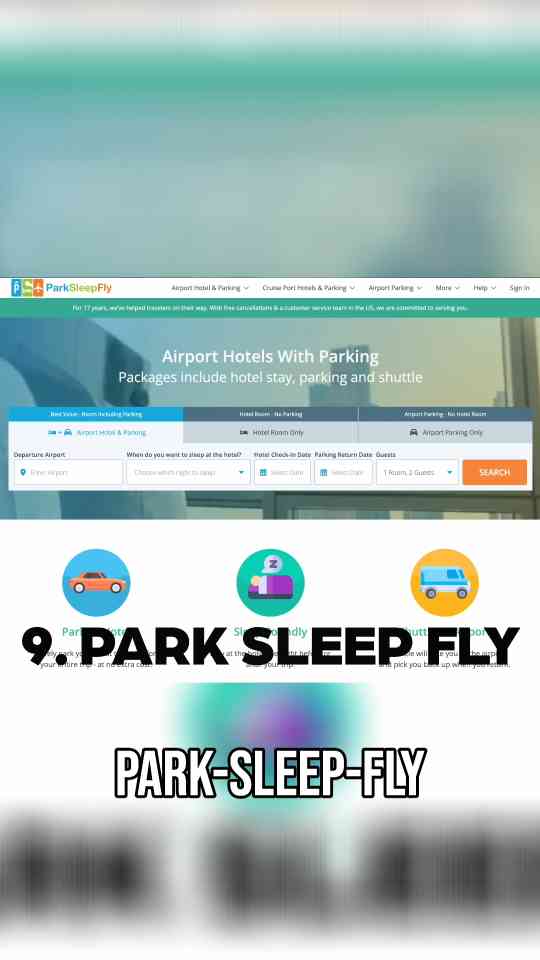 Save on Airport Parking - Park, Sleep, Fly & Travel!