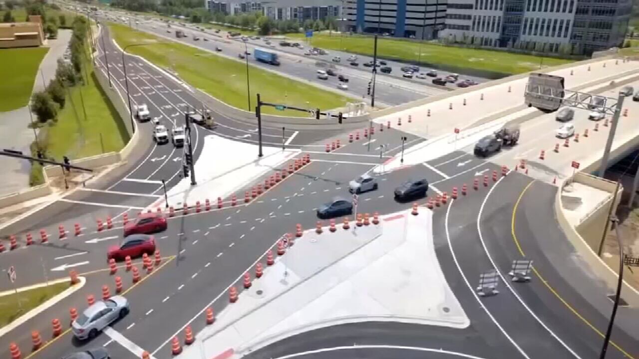 New ‘Diverging Diamond’ traffic pattern to officially open over I-4