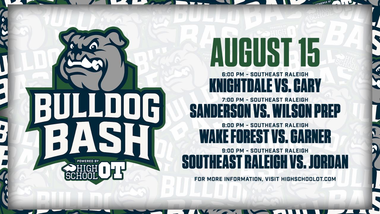 Eight teams to compete in the Southeast Raleigh Bulldog Bash Powered by ...