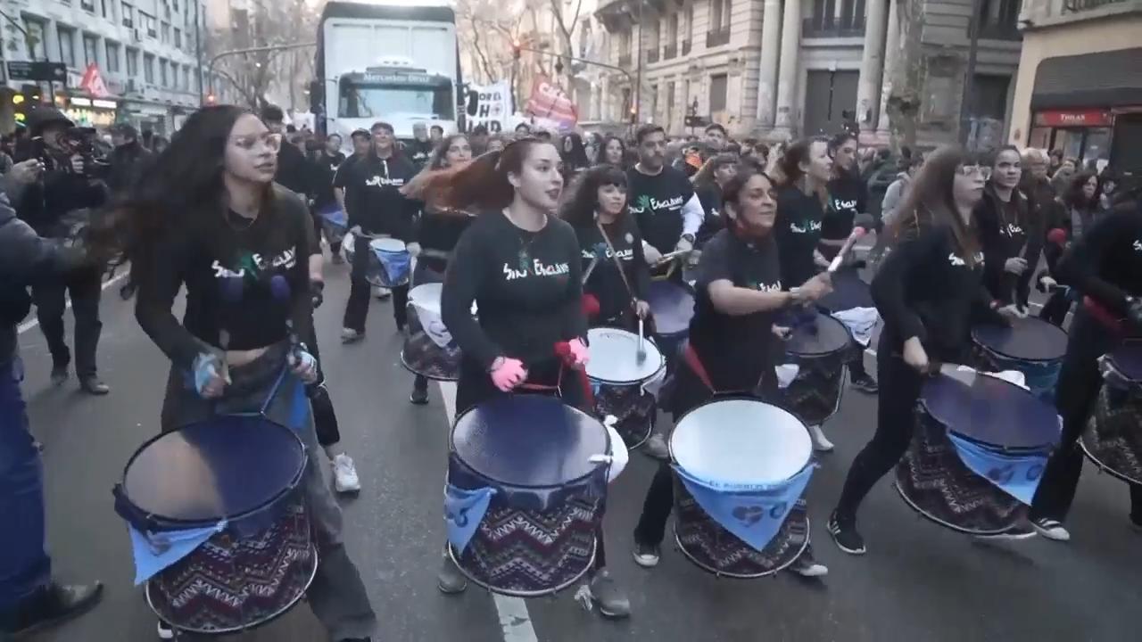 Protest as President Milei's dramatic health care cuts threaten leading ...