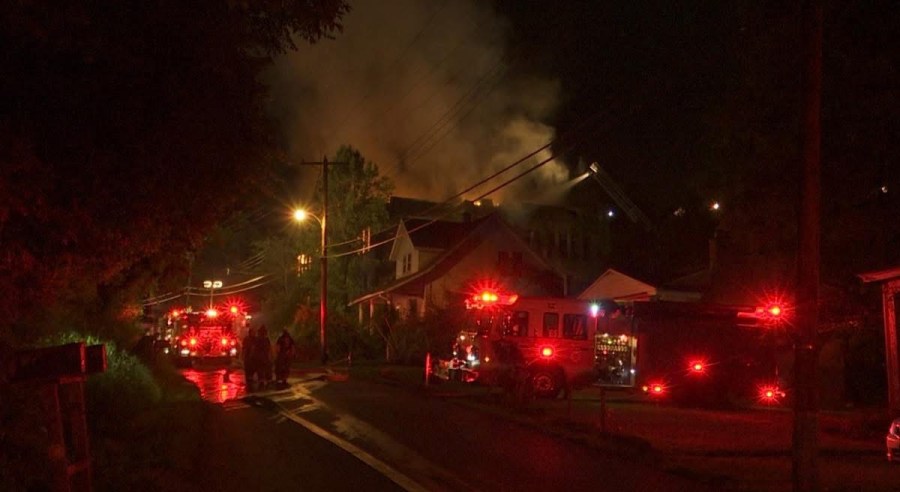 Fire erupts at abandoned school in West Virginia