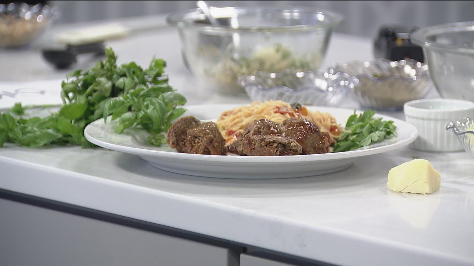 Chef Lou visits Wake Up Idaho to teach braciole recipe