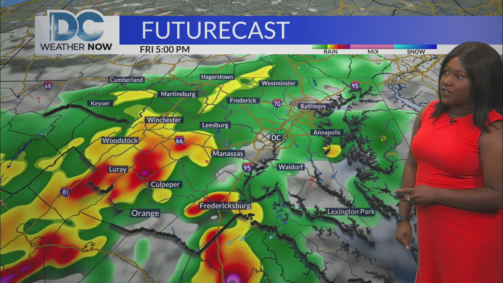 DMV First Warn Day with strong to severe storms possible
