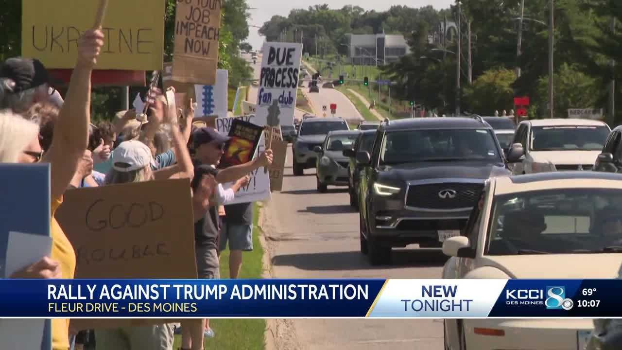 'Good Trouble' protestors flank Fleur Drive to join nationwide rallies ...