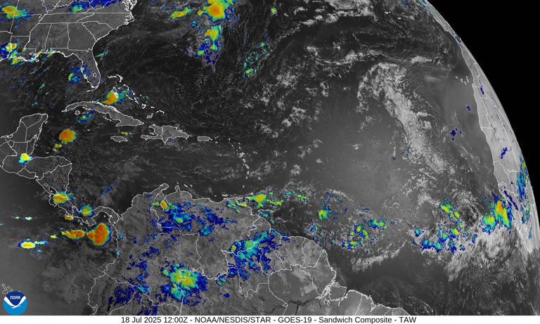 National Hurricane Center tracking 3 tropical waves as Invest 93L moves ...