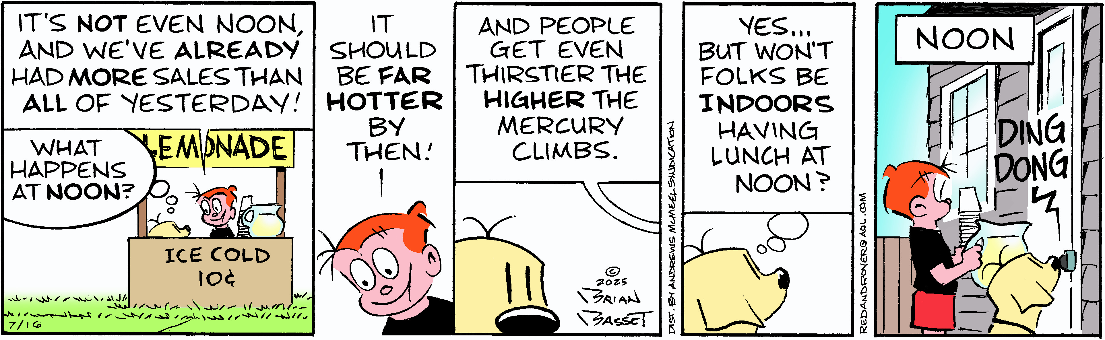 Red and Rover by Brian Basset