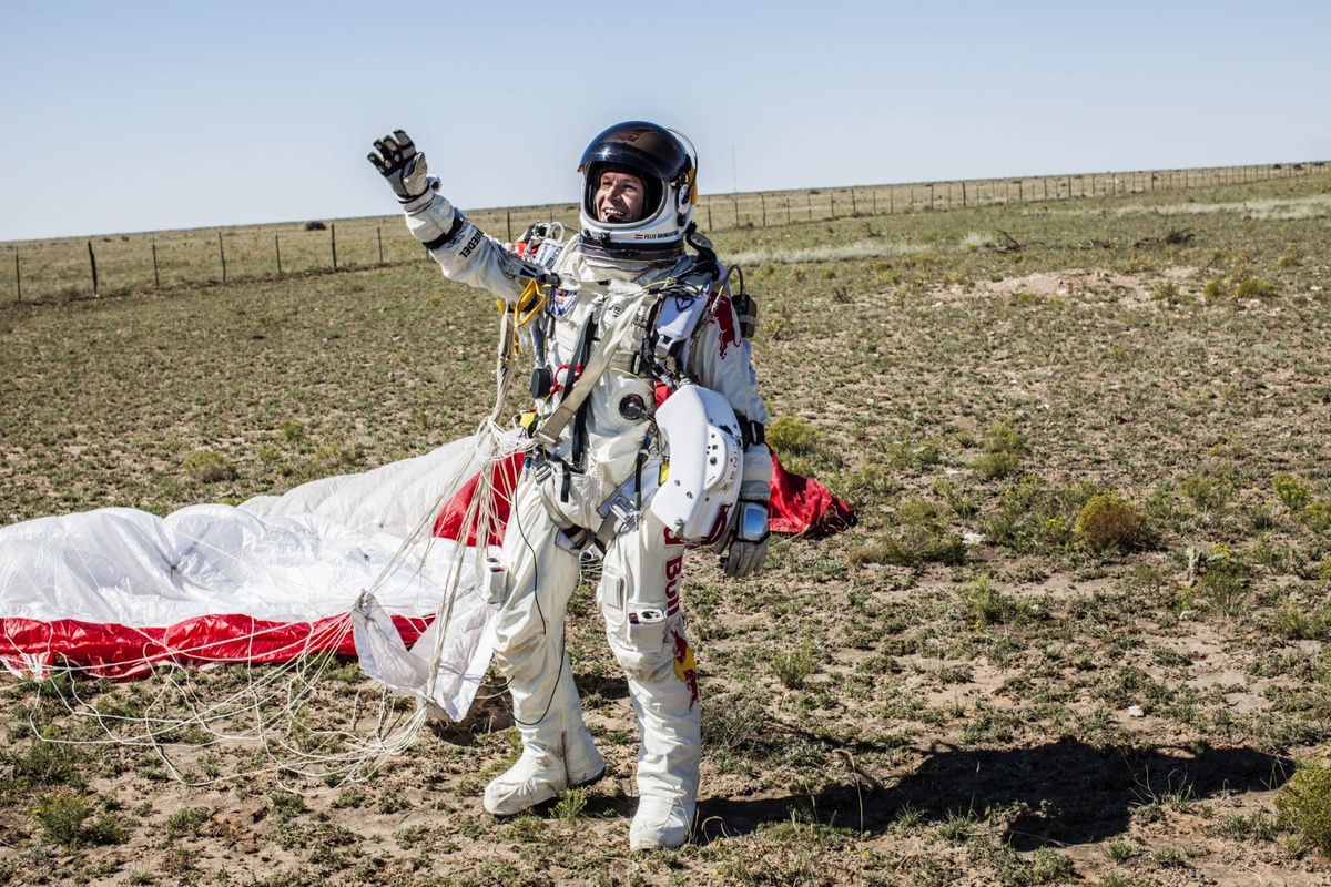 How a jump from the stratosphere gave Baumgartner his shot in motorsport