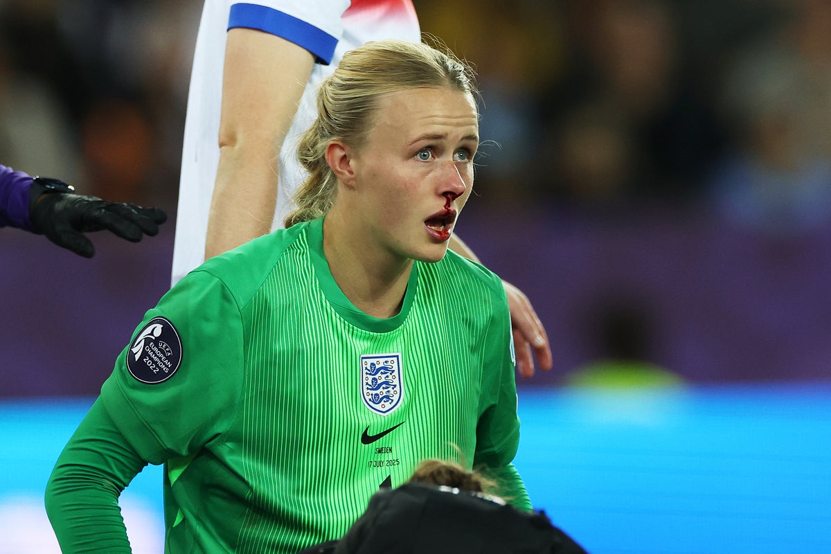 Who is Hannah Hampton? England goalkeeping hero filling Mary Earps ...