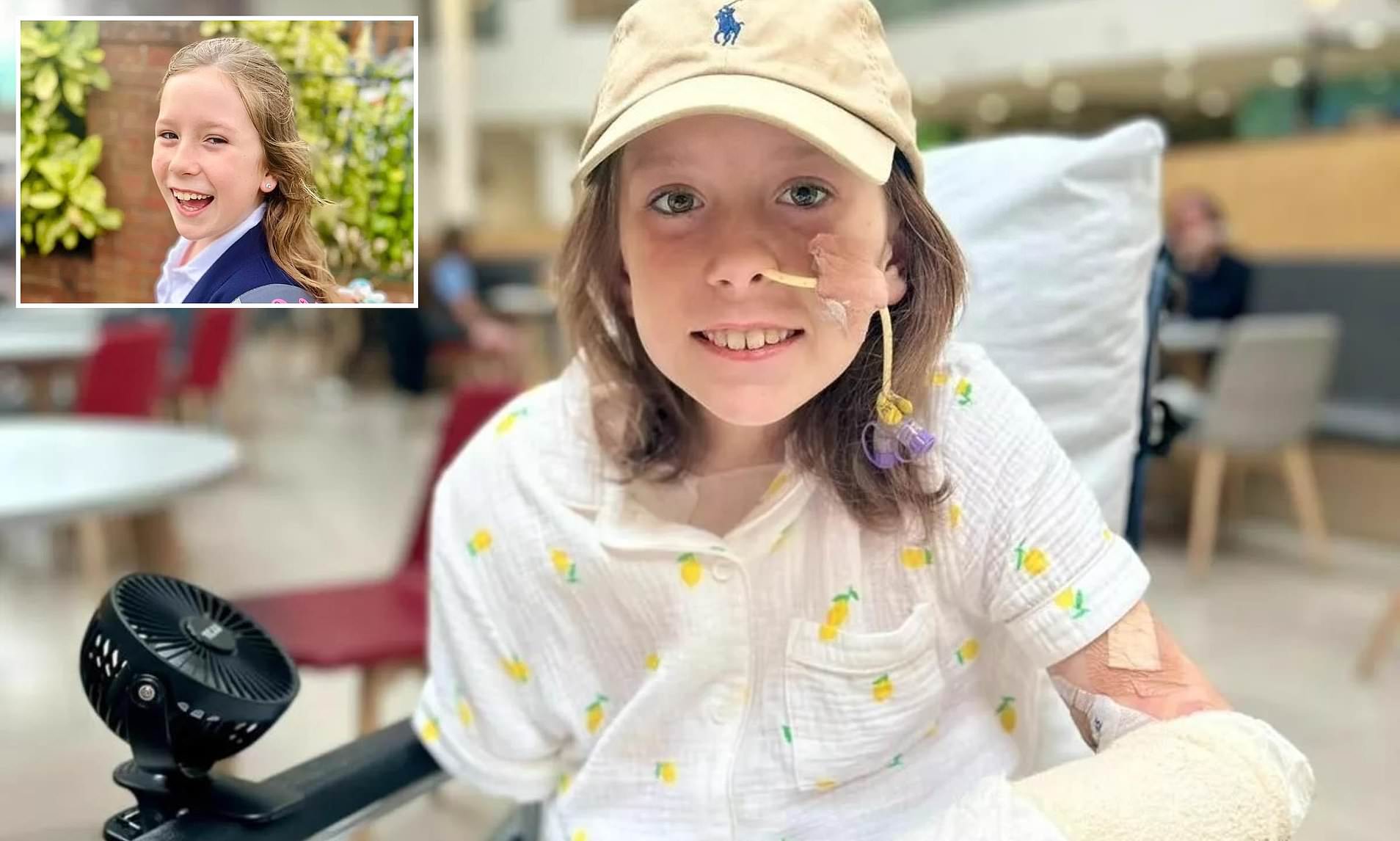 Schoolgirl has three limbs amputated after 'not unusual' bruise turned ...