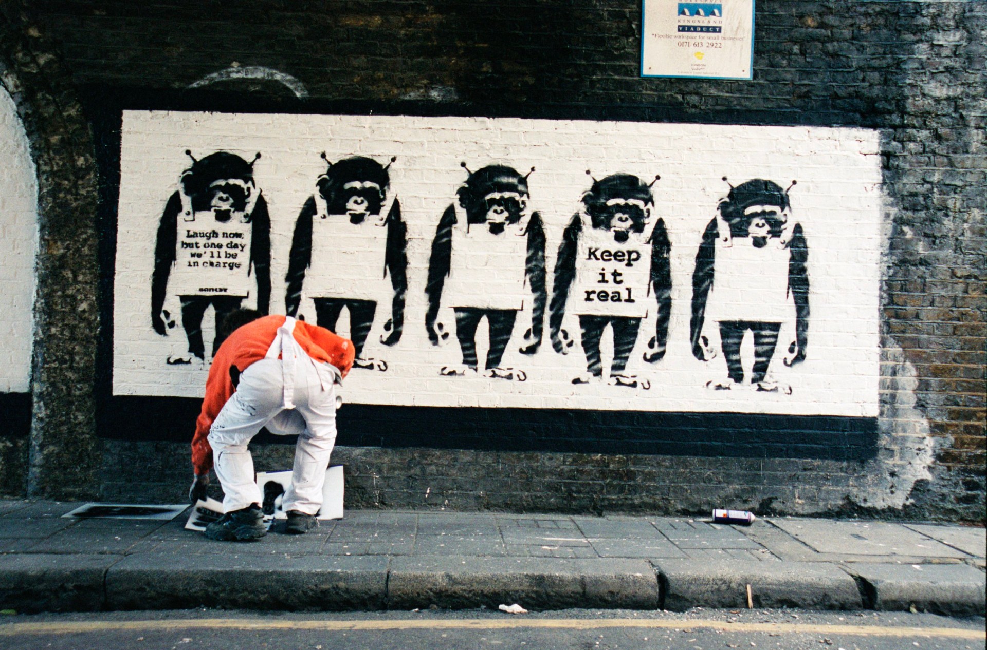 Banksy was seconds from being unmasked says ex manager