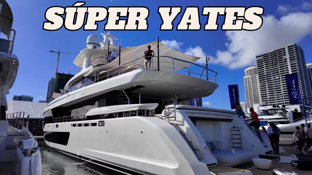 Barcos y yates de más de 50 millones de dólares en Miami