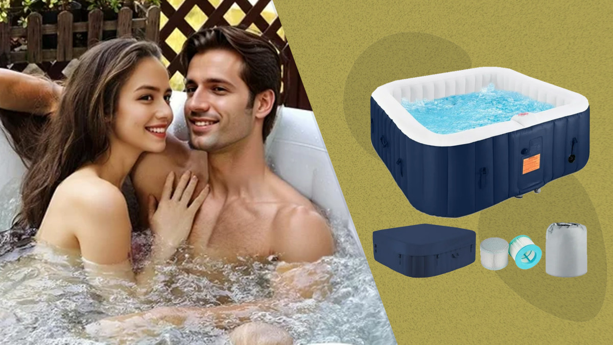 Walmart Is Selling a $990 Inflatable Hot Tub for $399 Right Now, and Shoppers Say It's Become a ...