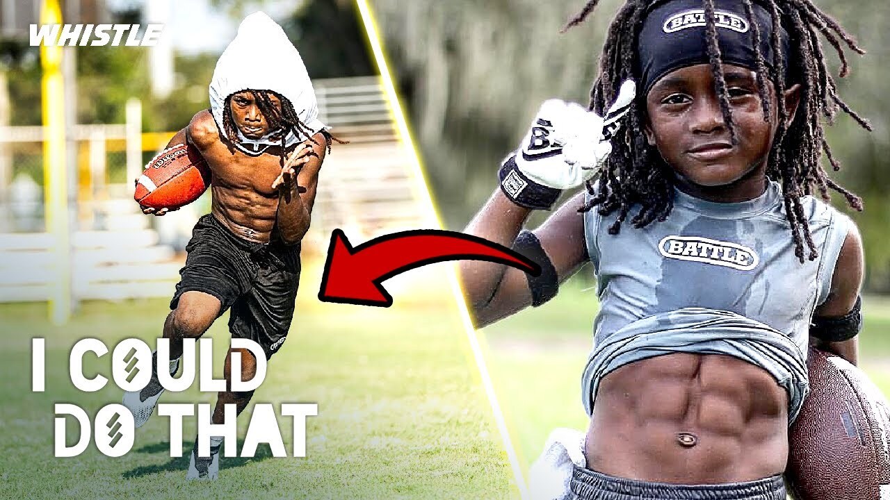 10-Year-Old Blaze World’s FASTEST Football Prodigy | Next TYREEK HILL?!