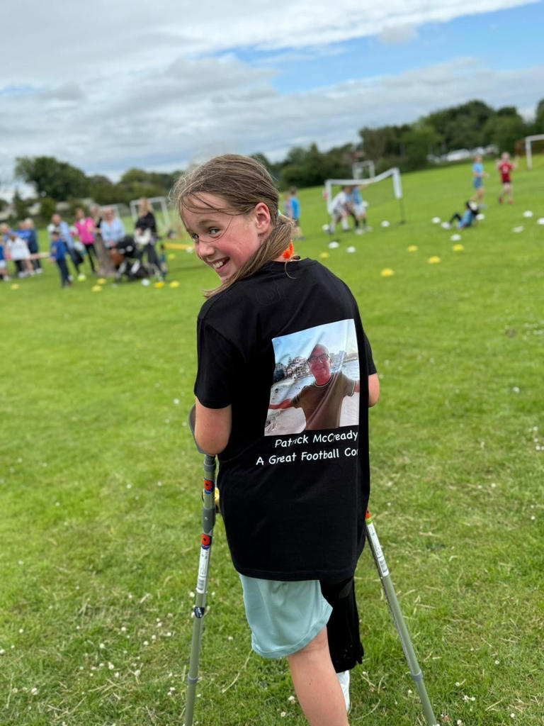 Lytham’s St Peter’s Catholic Primary School showed their love for coach ...