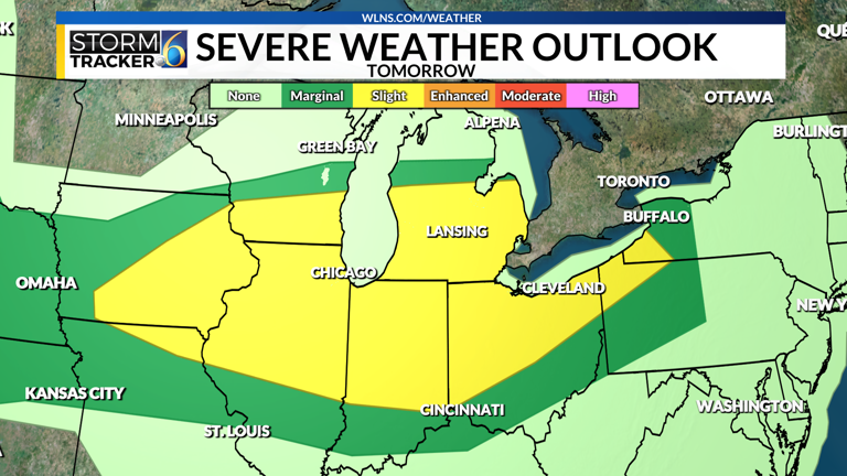 Severe Storms Are Possible Saturday