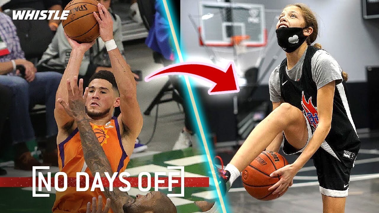 14-Year-Old SHARPSHOOTER Gets Buckets Like Devin Booker