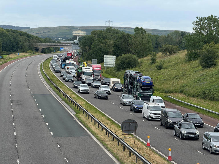 Emergency services and air ambulance descend on M6 after serious crash