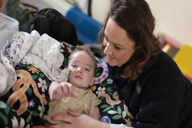 Mum bravely shares her story after baby born in breech