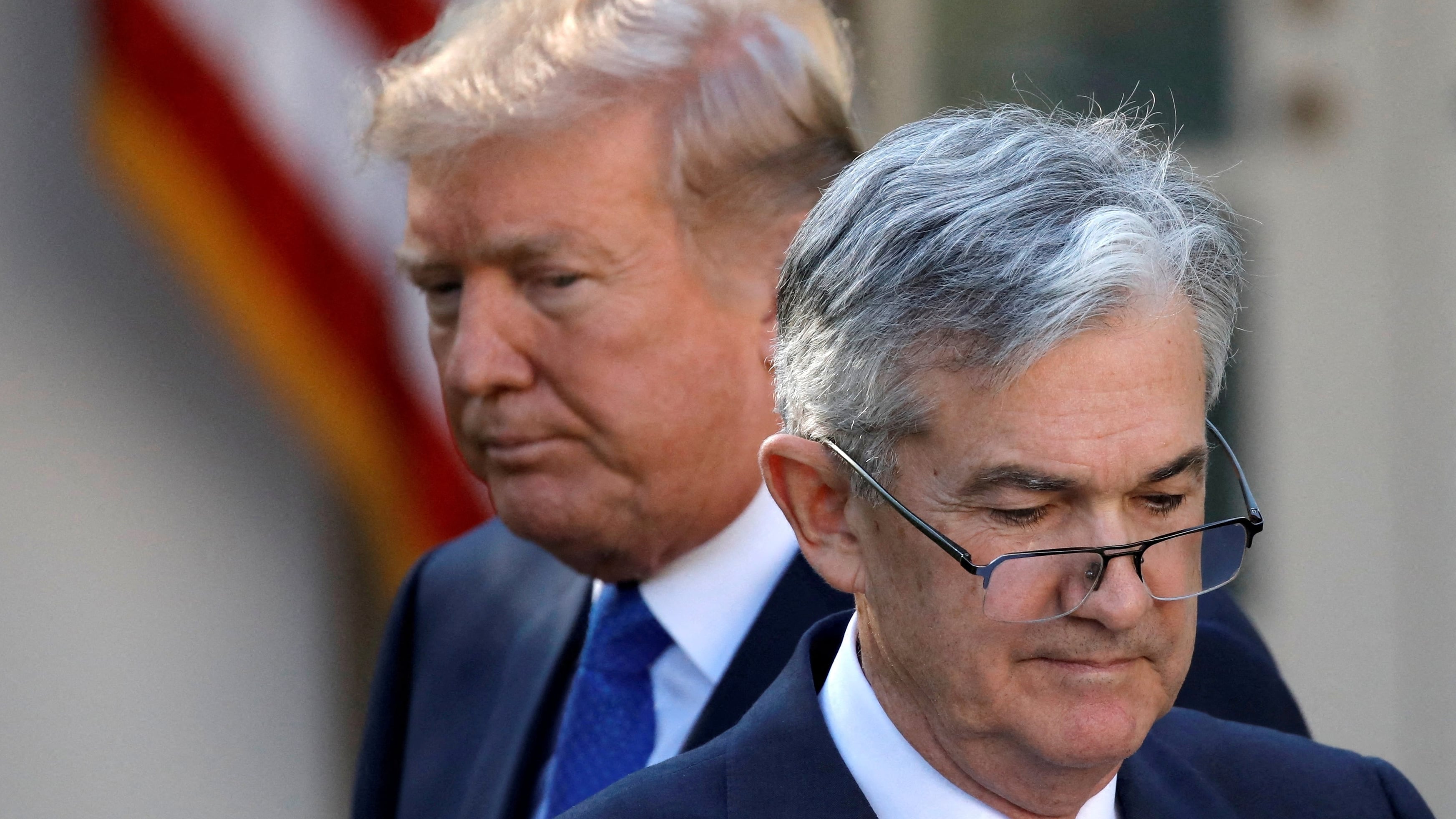 Trump Rages at Biden Over ‘Numbskull’ Fed Chair Who He Appointed Himself
