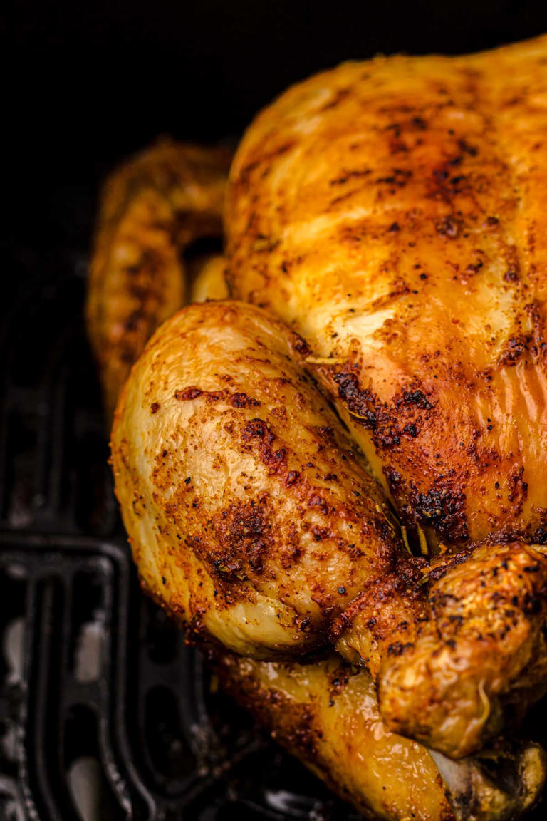 Air fryer whole chicken