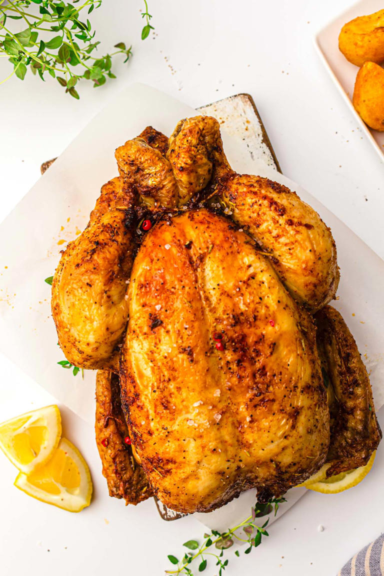 Air fryer whole chicken