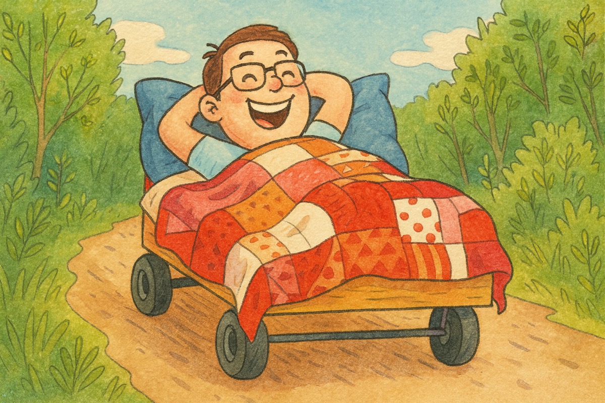 Inventor in China creates off-road, self-driving bed that could save lives
