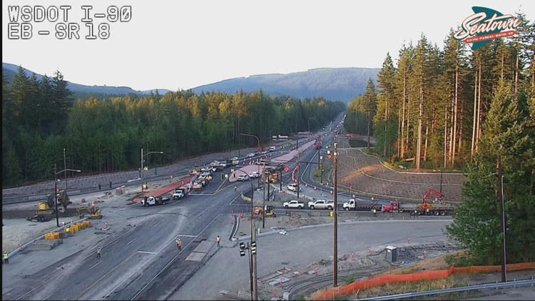 SR 18 closure under I-90 bridges for next week adds to Seattle-area ...