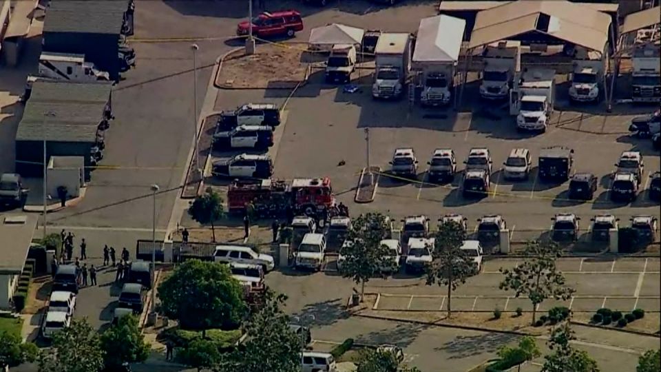 Video shows scene after deadly explosion at police training facility