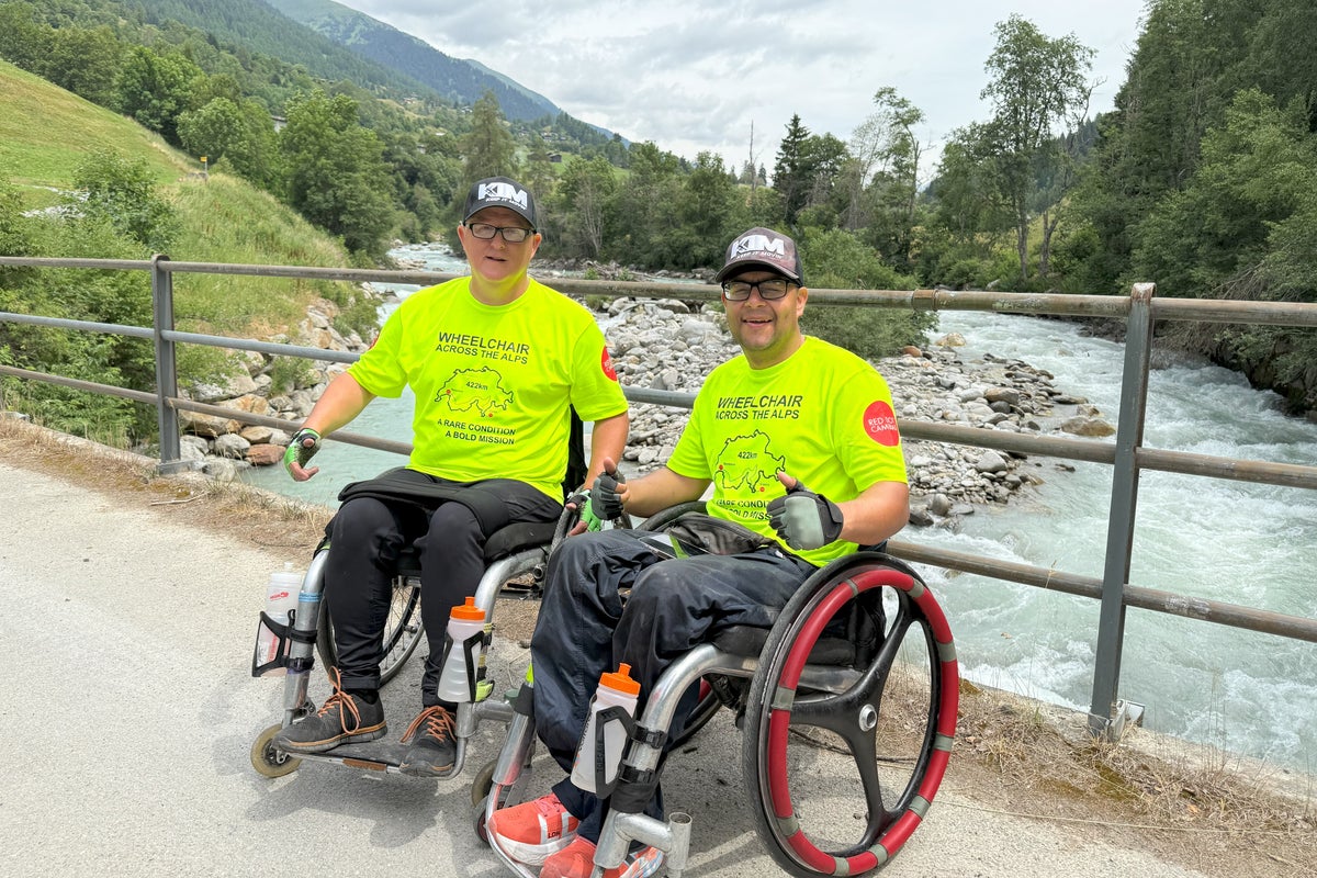 We’re the first people in history to cross the Alps in wheelchairs ...