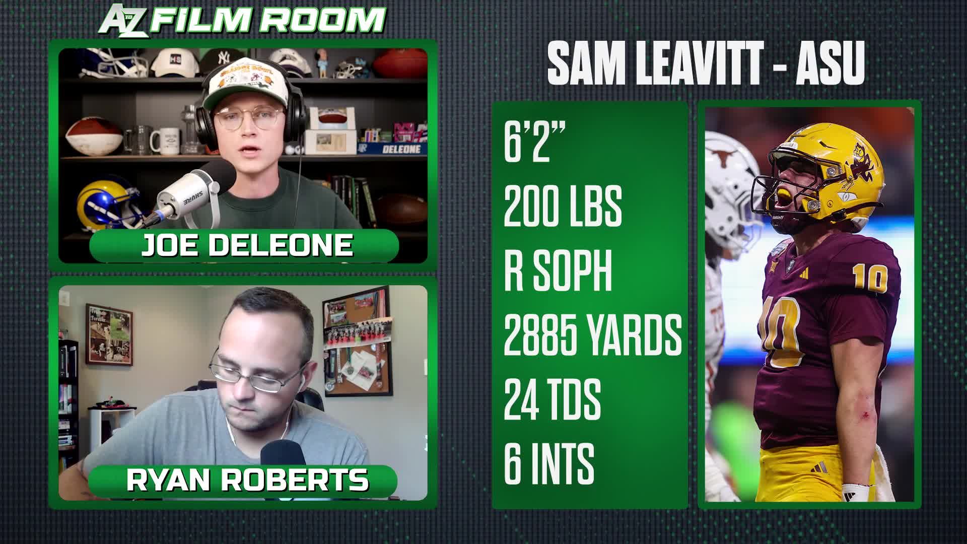 2026 NFL Draft Arizona State QB Sam Leavitt