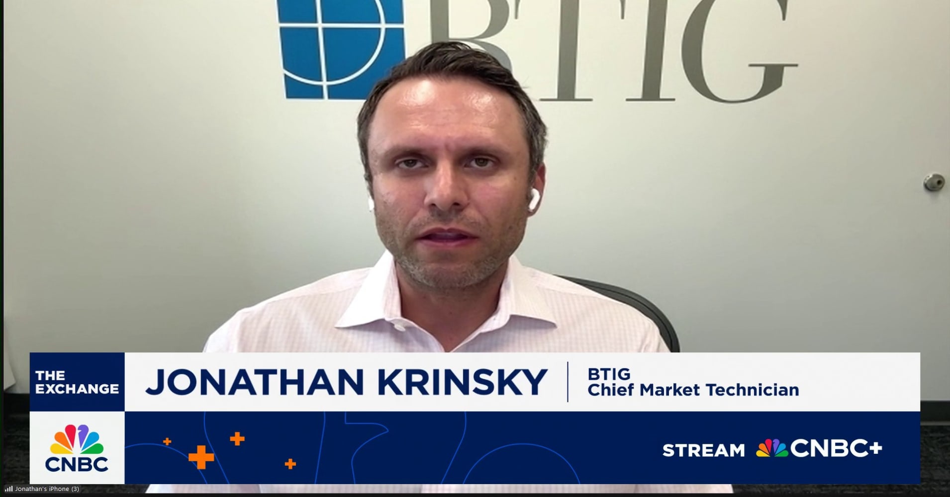 A short-term shake out is likely heading into August, says BTIG's Jonathan Krinsky