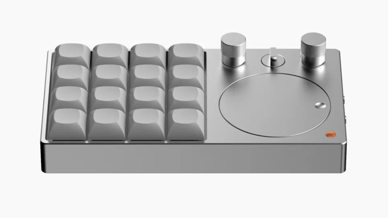 I have no idea what I'd use this gorgeous retro futuristic macropad for ...