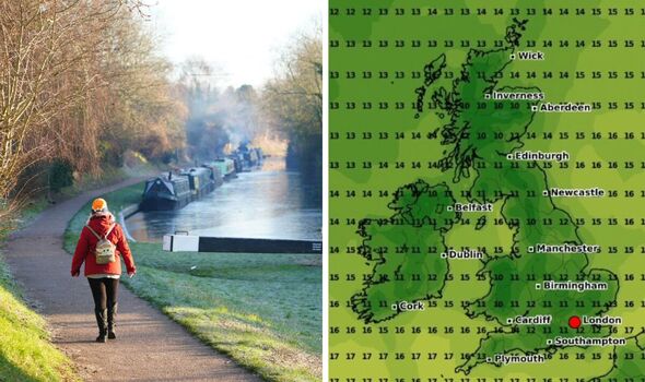UK weather maps show exact date temperatures plunge to 10C - check your ...