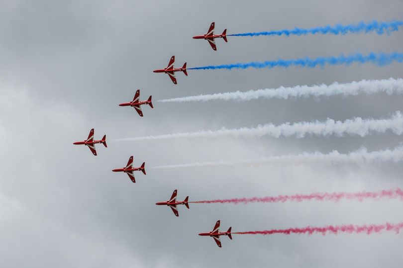 Red Arrows route over Yorkshire this weekend - when and where to spot them