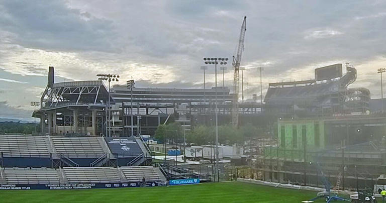 How is Beaver Stadium looking six weeks before Penn State football ...